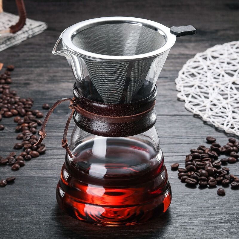 glass coffee dipper